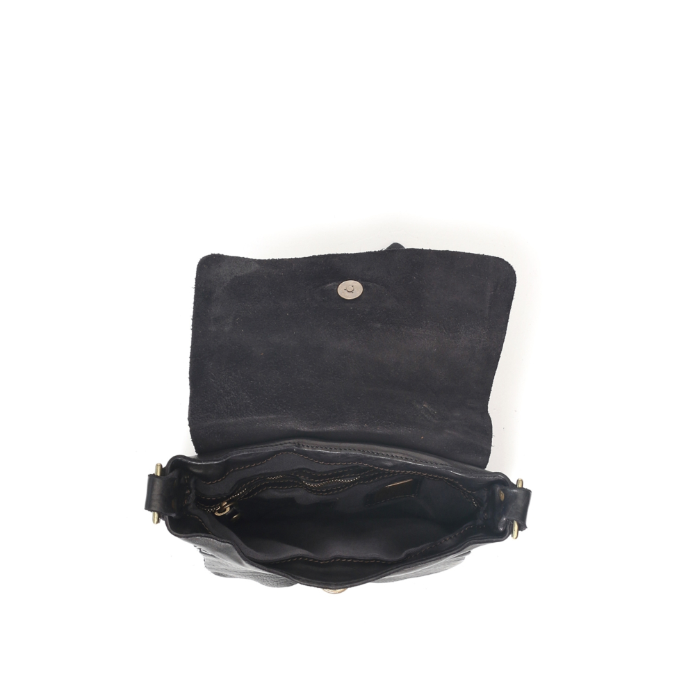 Crossbody Bag Classic Black | Campomaggi