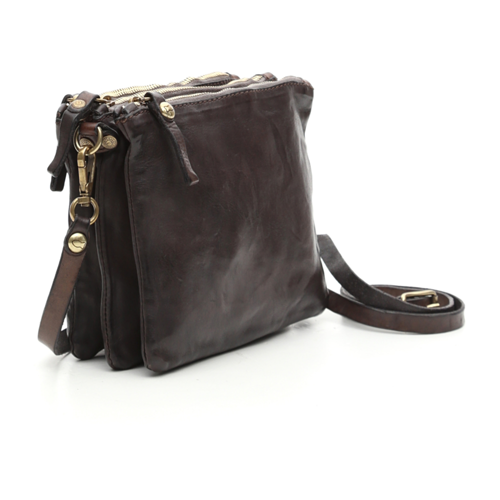 Crossbody Bag Classic Grey | Campomaggi
