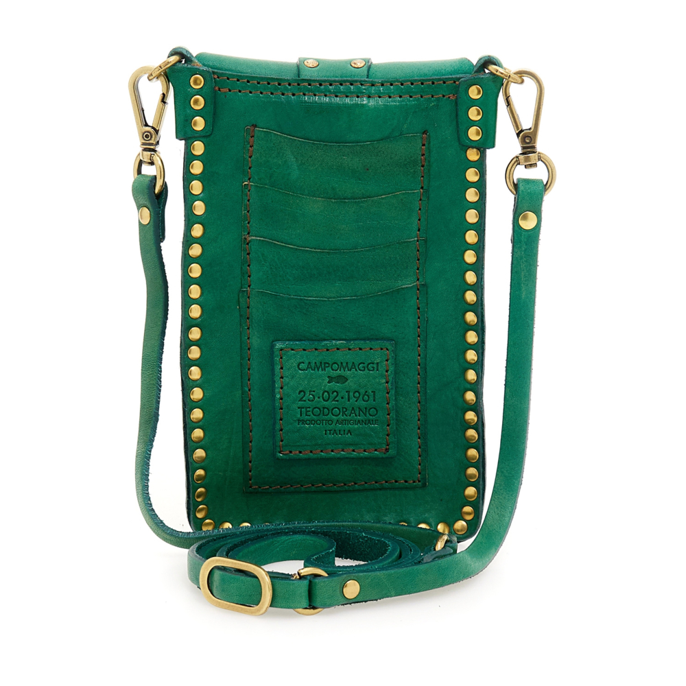 Smartphone Case Grecale Green | Campomaggi