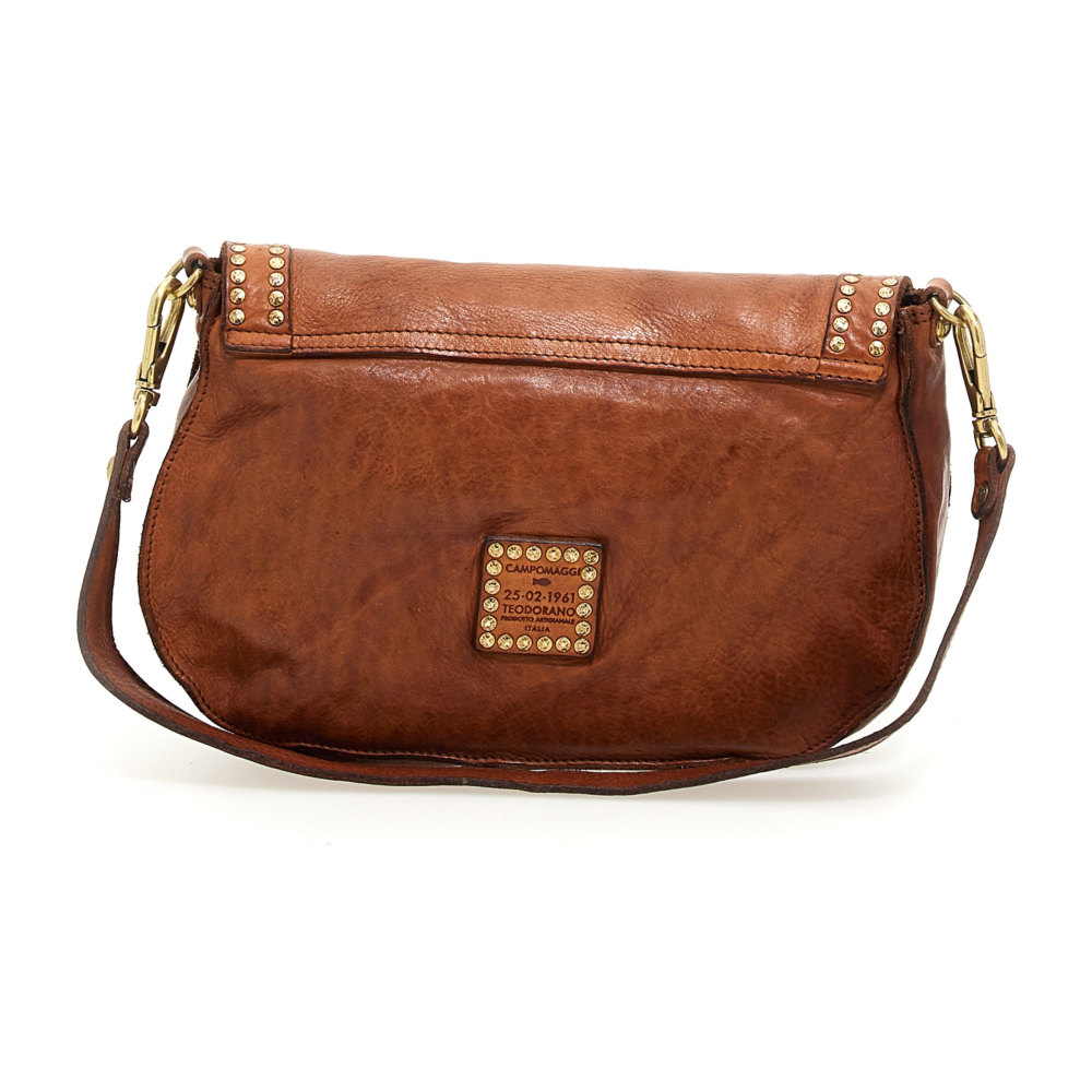 Shoulder Bag Acqua Cognac | Campomaggi