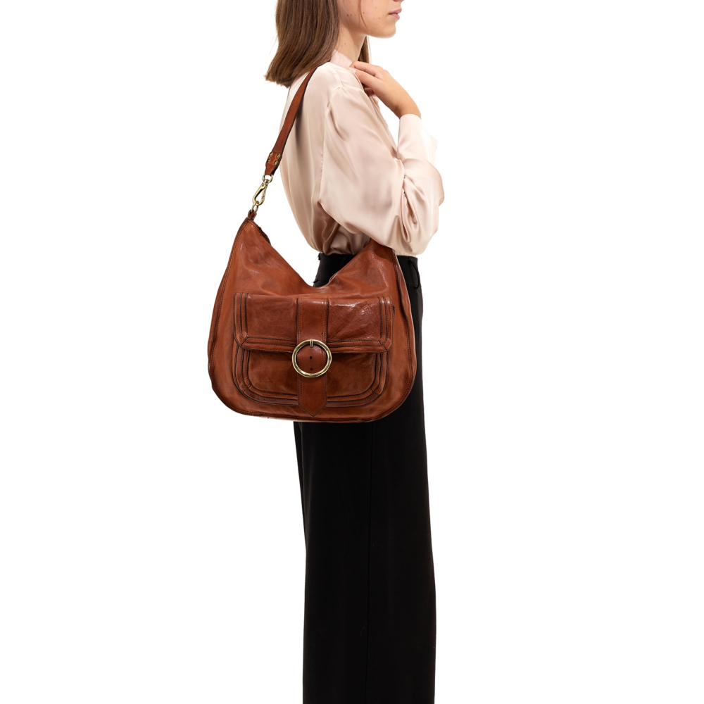 Shoulder Bag Atlanta Cognac | Campomaggi