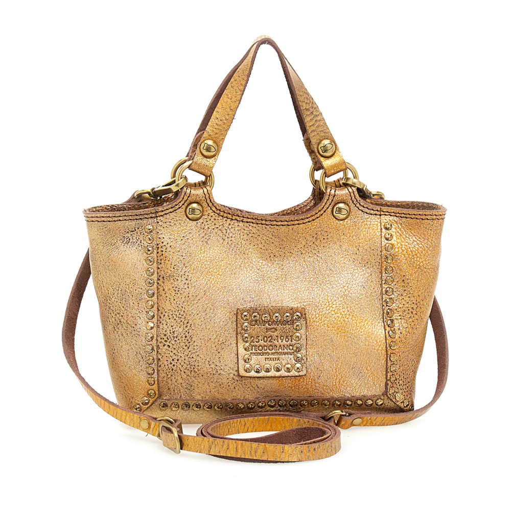 Crossbody Bag Hasni Gold | Campomaggi