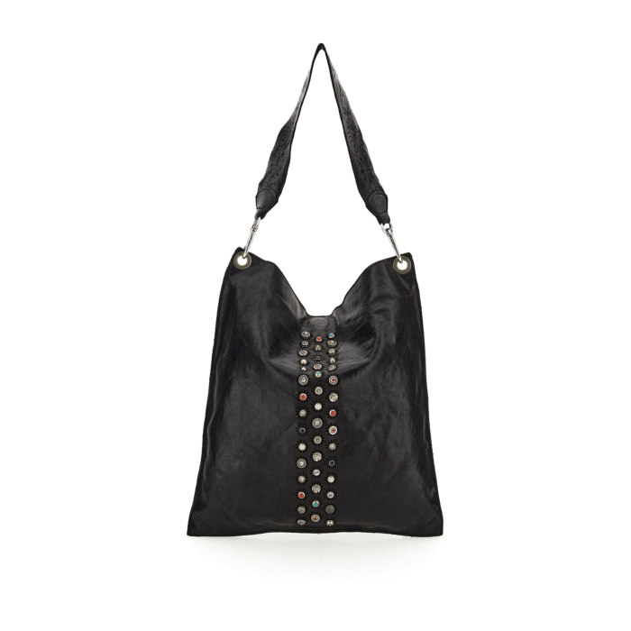 Shoulder Bag Ravenna Black | Campomaggi