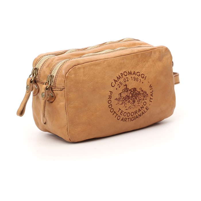 Beauty Case Johnny Beige | Campomaggi